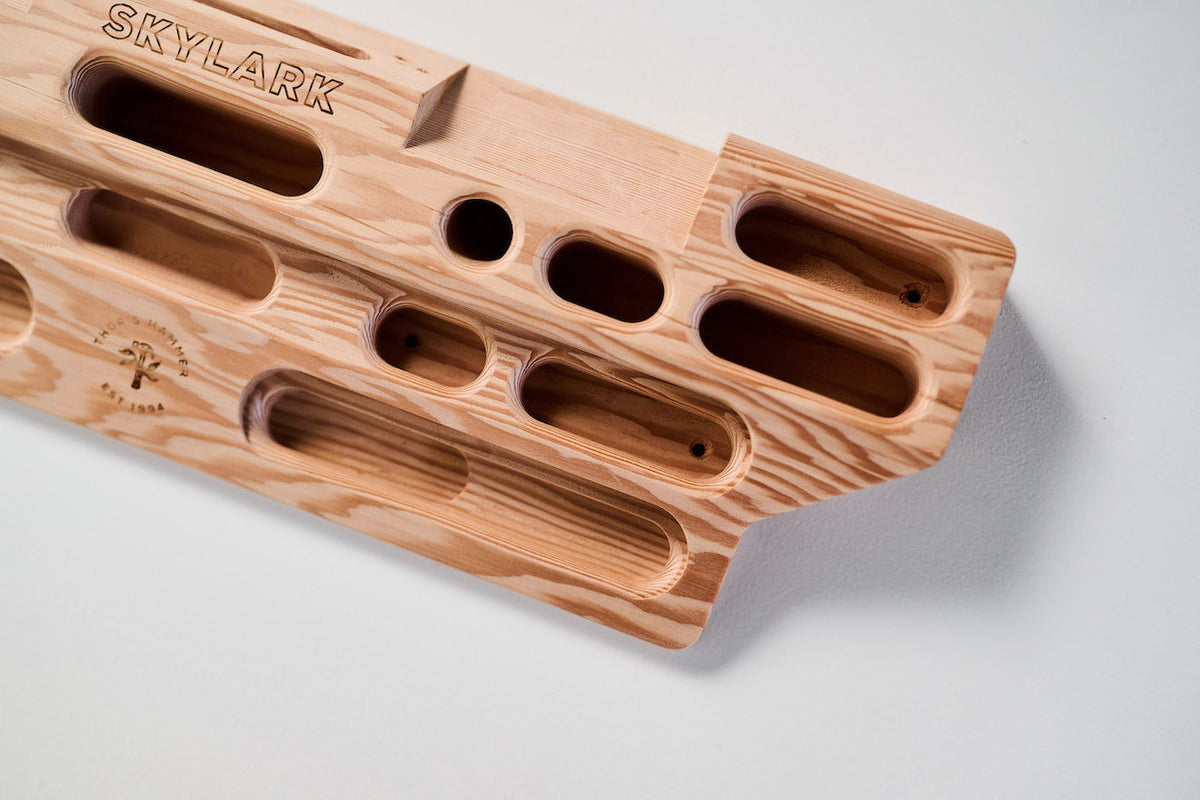 Skylark Timber Hangboard | Handmade Wooden Climbing Board – Thor's Hammer